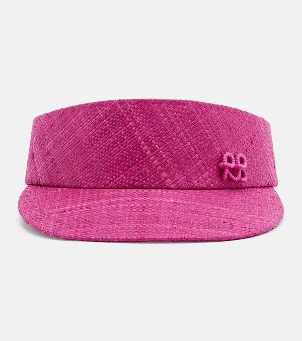 Ruslan Baginskiy Logo Straw Visor - Pink