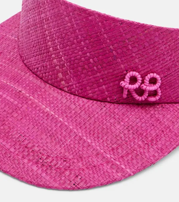 Ruslan Baginskiy Logo Straw Visor - Pink