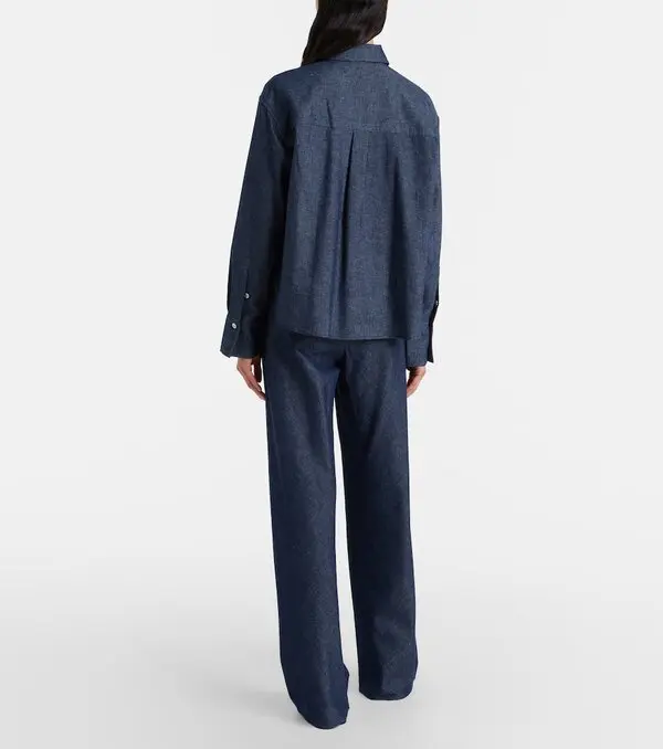 Vince Colette Wide-leg Pants - Blue