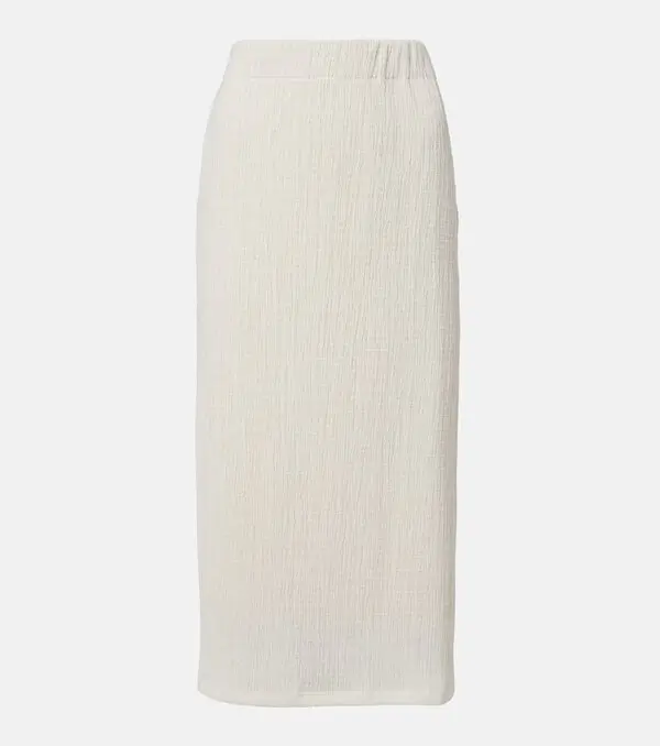 Vince Knitted Pencil Skirt - White