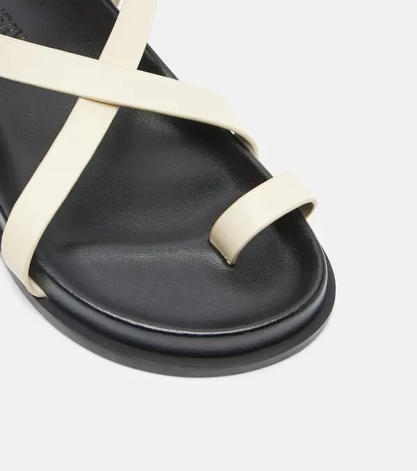 A.emery Jalen Leather Sandals - White