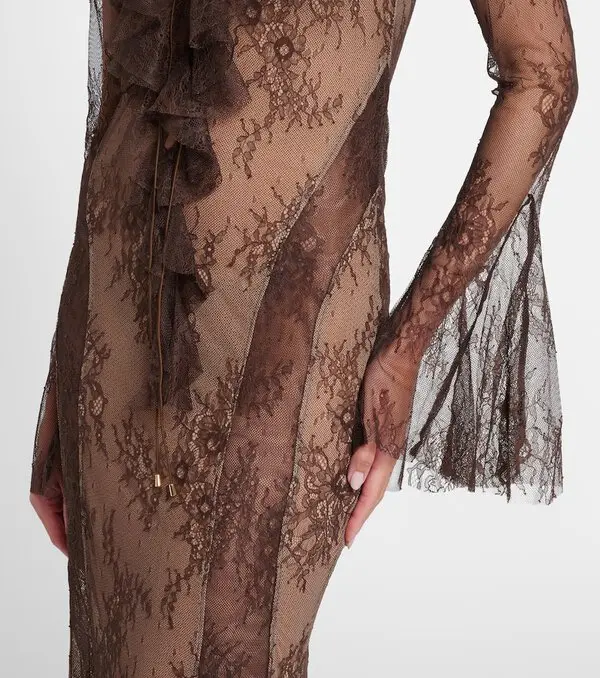 BANANHOT Nori Lace Maxi Dress