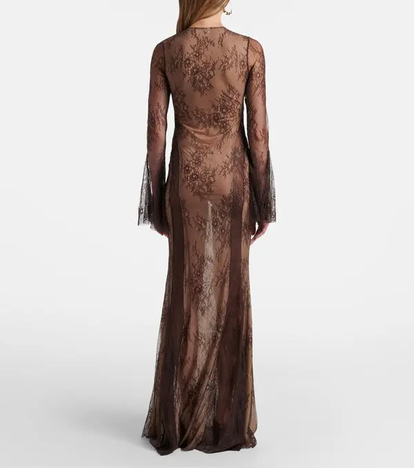 BANANHOT Nori Lace Maxi Dress