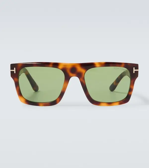 TOM FORD Cyrus Square Sunglasses - Brown