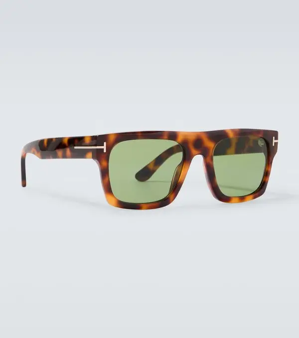 TOM FORD Cyrus Square Sunglasses - Brown