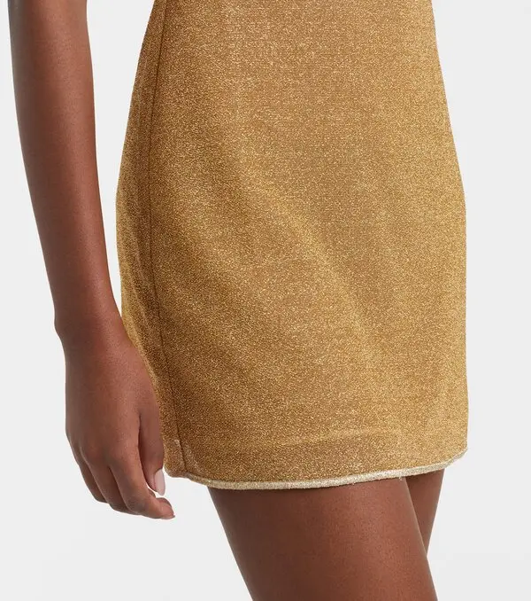 Oseree Lumière Minidress - Gold