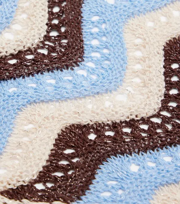 BANANHOT Chevron Crochet Scarf
