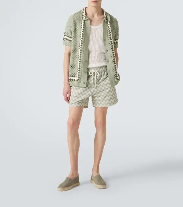 Frescobol Carioca Helio Espadrilles - Green