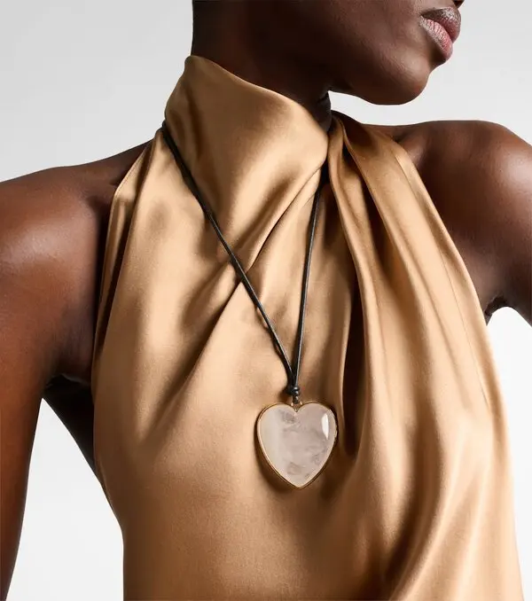 JENNIFER FISHER Quartz Necklace - Black