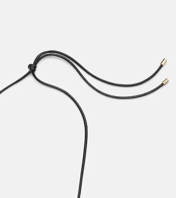 JENNIFER FISHER 14kt Gold-plated Necklace With Quartz