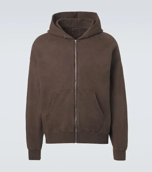 Visvim Jumbo Cotton Jersey Hoodie - Brown