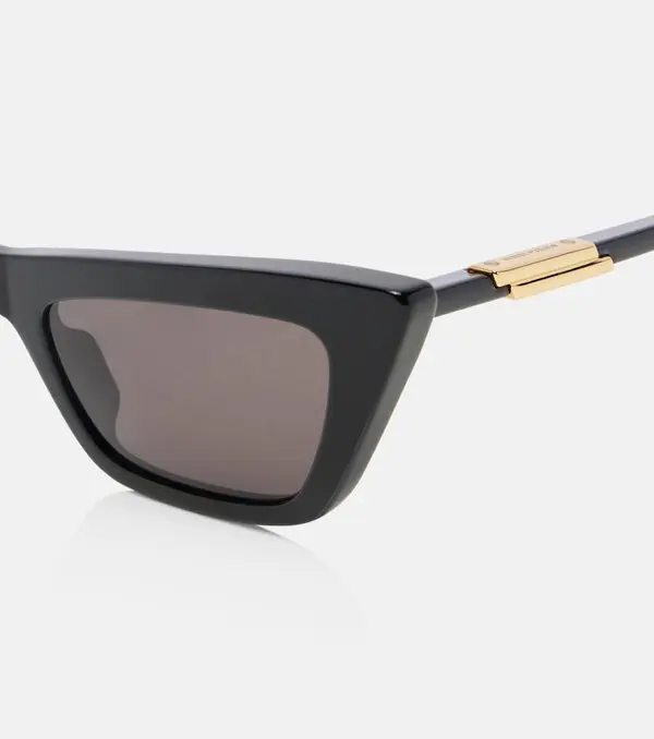Bottega Veneta Snap Cat-eye Sunglasses - Black