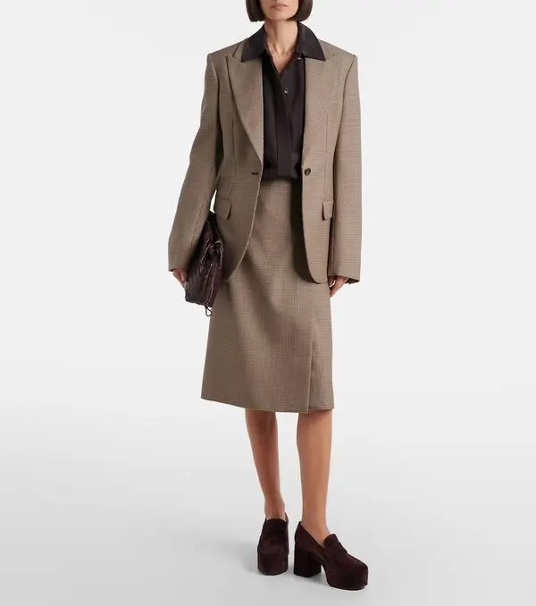 GIANVITO ROSSI Jenna Suede Platform Loafers - Brown