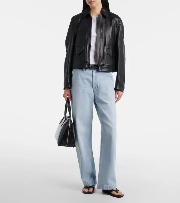 AGOLDE X Maria Mcmanus Wide-leg Jeans - Blue