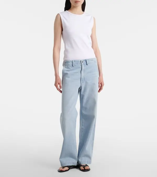 AGOLDE X Maria Mcmanus Wide-leg Jeans - Blue