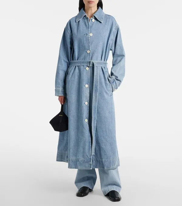 AGOLDE X Maria Mcmanus Denim Wrap Coat