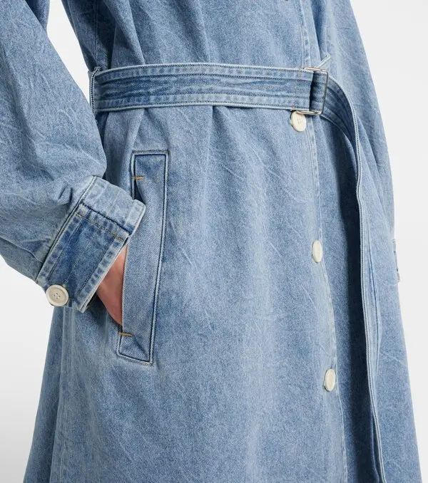 AGOLDE X Maria Mcmanus Denim Wrap Coat
