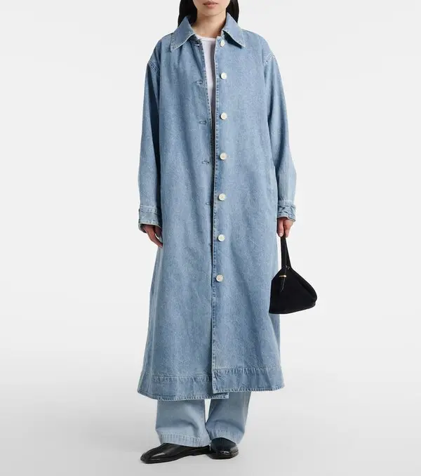 AGOLDE X Maria Mcmanus Denim Wrap Coat