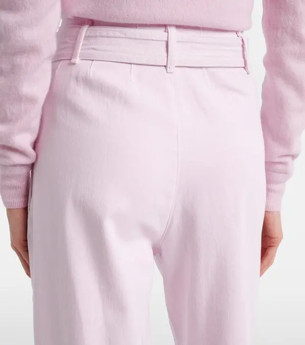 AGOLDE X Maria Mcmanus Belted Wide-leg Jeans