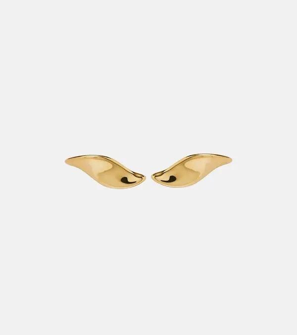 Khaite Leaf Clip-on Earrings - Gold