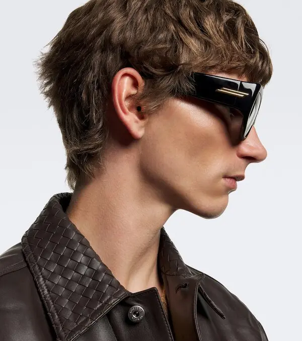 Bottega Veneta Shield Sunglasses - Black