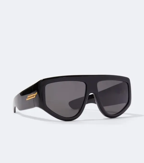 Bottega Veneta Shield Sunglasses - Black