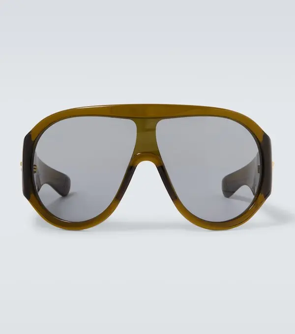 Bottega Veneta Shield Sunglasses - Green