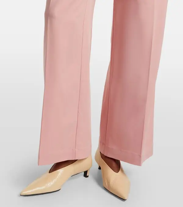 Varley Jayla Pleated Wide-leg Trousers - Pink