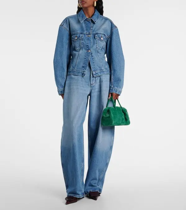 Jacquemus Ovale De-nîmes Barrel-leg Jeans - Blue