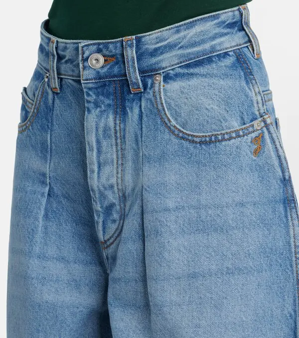 Jacquemus Ovale De-nîmes Barrel-leg Jeans - Blue