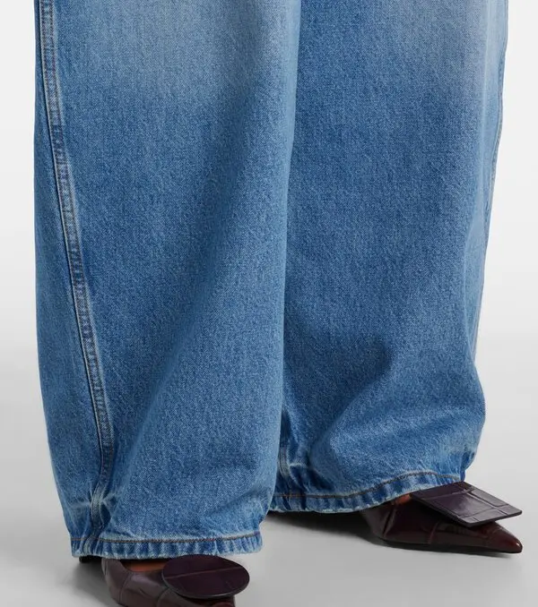 Jacquemus Ovale De-nîmes Barrel-leg Jeans - Blue