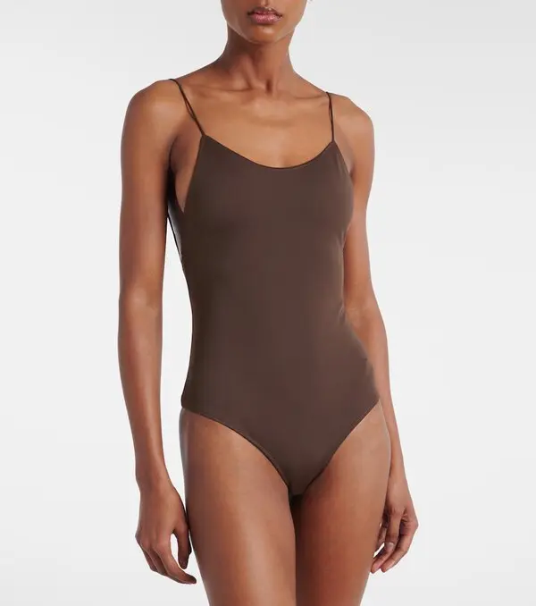 Jacquemus Cabana Swimsuit - Brown