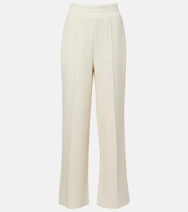 Varley Wide-leg Sweatpants In Mauvewood - White
