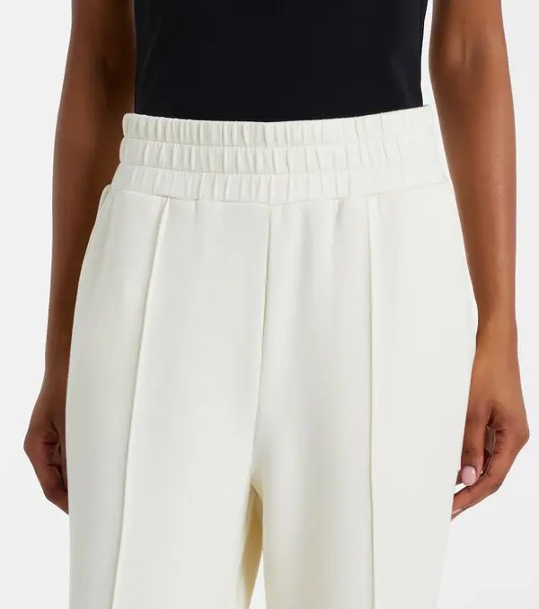 Varley Wide-leg Sweatpants In Mauvewood - White