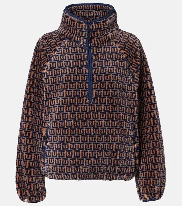The Upside Harlow Fleece Half-zip Sweatshirt - Brown