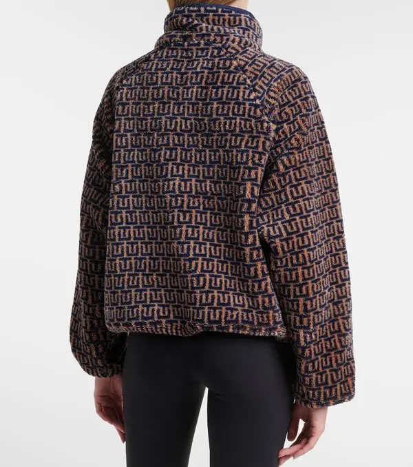 The Upside Harlow Fleece Half-zip Sweatshirt - Brown