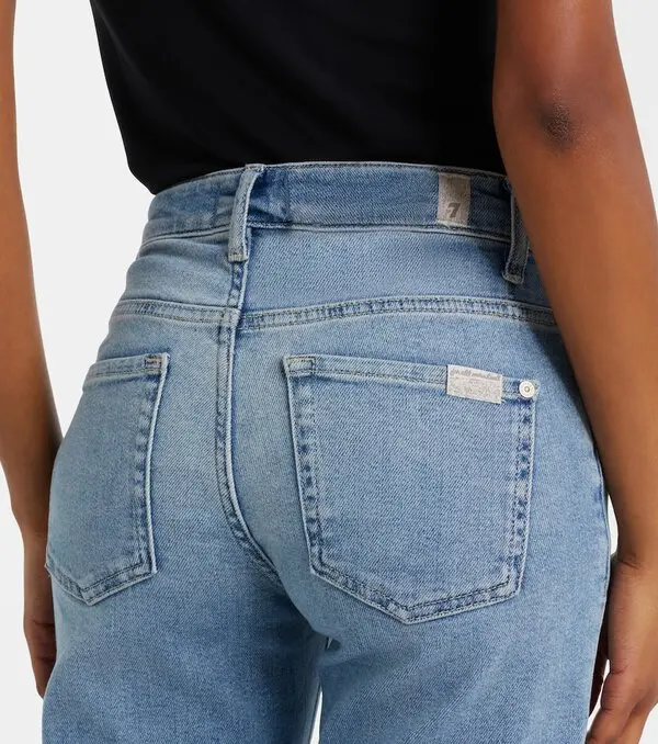 7 For All Mankind Calie Straight Jeans