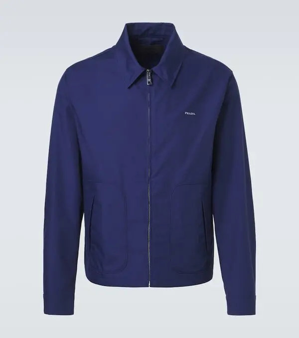 Prada Technical Blouson Jacket - Blue