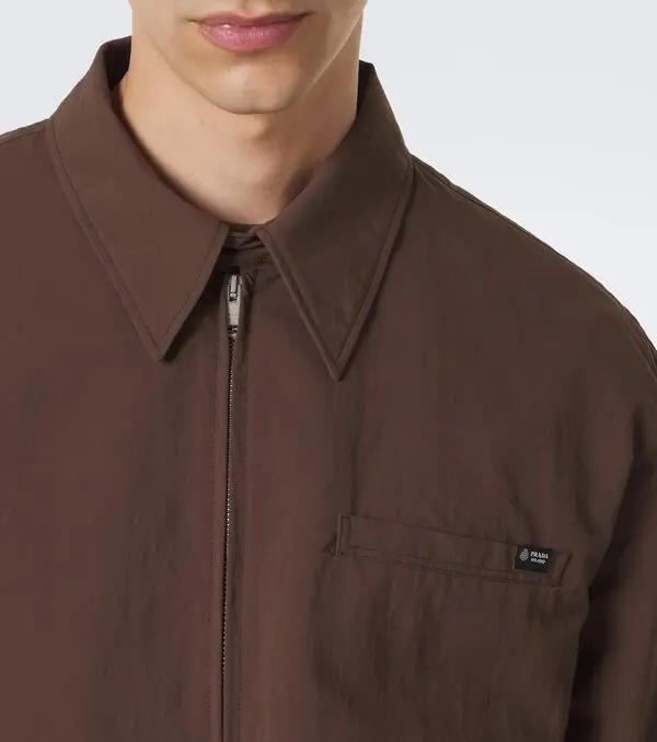 Prada Technical Blouson Jacket - Brown