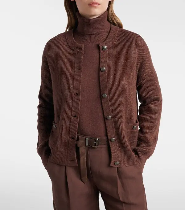 Brunello Cucinelli Cashmere-blend Cardigan