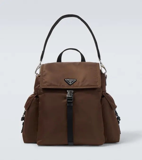 Prada Explore Re-nylon Backpack - Brown