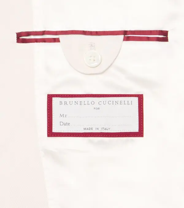 Brunello Cucinelli Double-breasted Silk Blazer