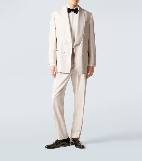 Brunello Cucinelli Silk Straight Pants