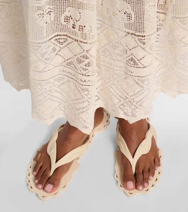 Zimmermann Thong Sandals - Beige