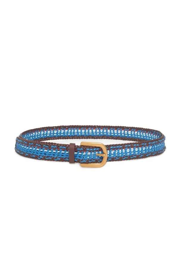 Gabriela Hearst Sam Braided Leather Belt