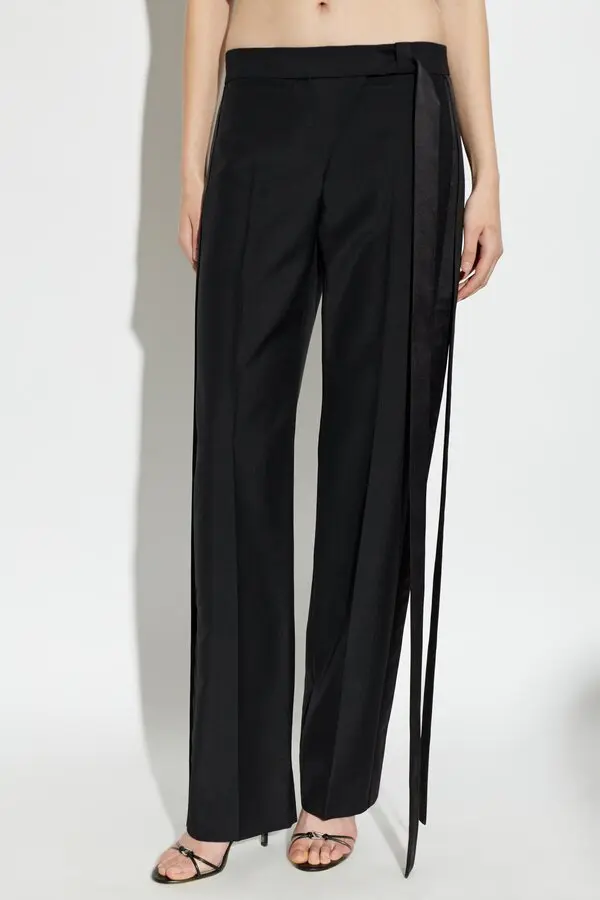 Alexander McQueen Wool Blend Trousers
