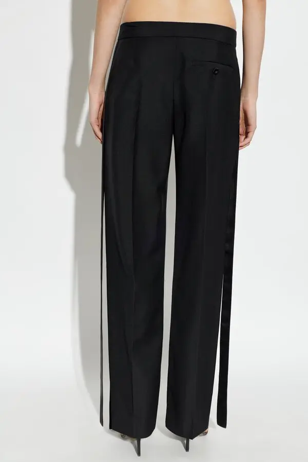 Alexander McQueen Wool Blend Trousers