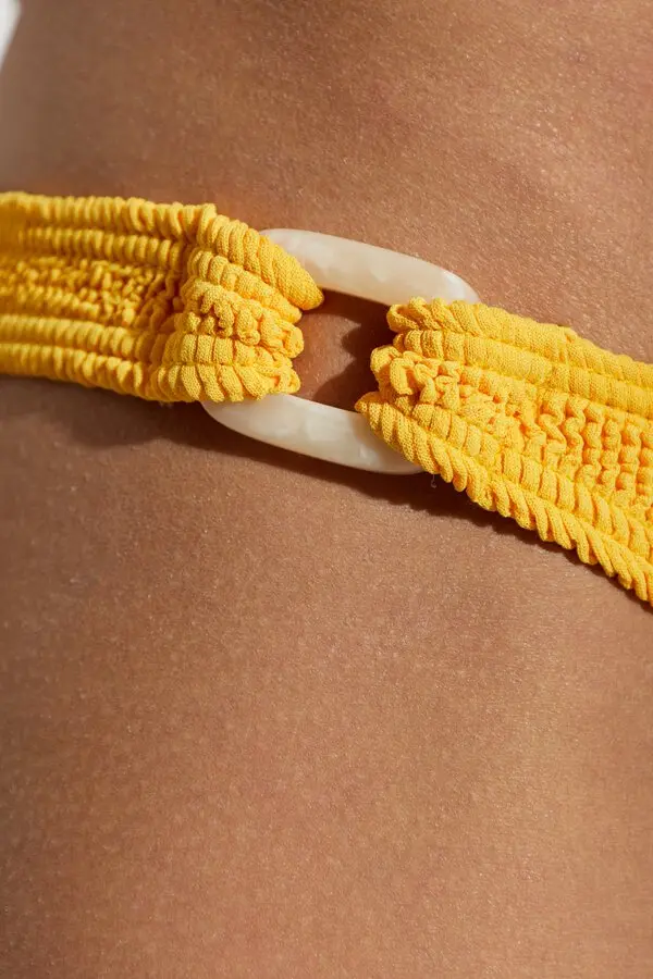 Bond Eye Ring Scene Bikini Bottom - Yellow