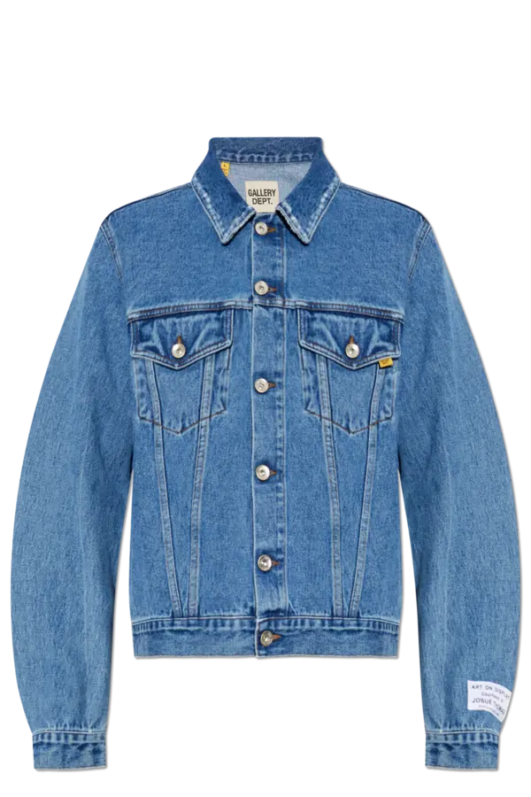 GALLERY DEPT. Denim Jacket With Logo - Blue