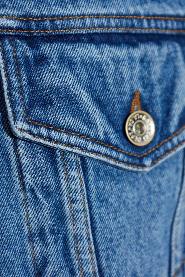 GALLERY DEPT. Denim Jacket With Logo - Blue